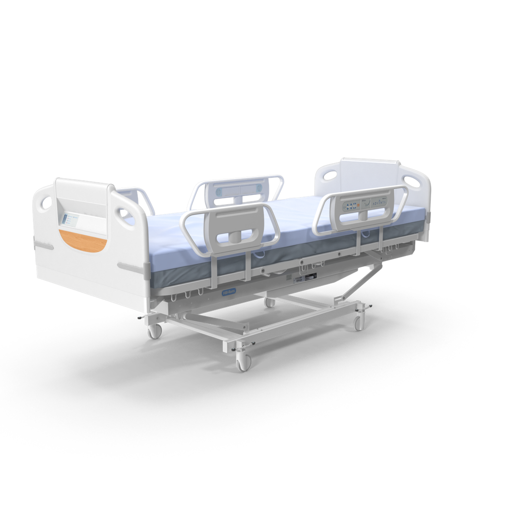 A Hospital Bed With Side Railings a-hospital-bed-with-side-railings